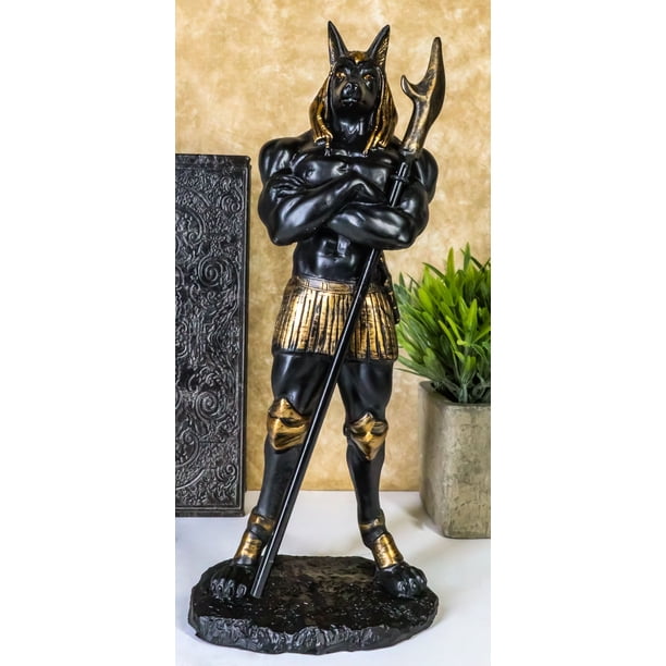 Muscular Dark Anubis Statue Egyptian Deity of Afterlife and ...