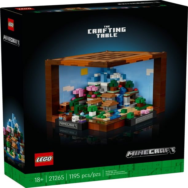 LEGO Minecraft The Crafting Table, Video Game Building Set with ...