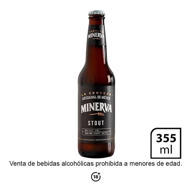 Cerveza Minerva stout 355 ml | Bodega Aurrera en línea