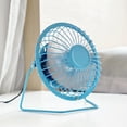 4 inch Desk Fan, Happon Mini Fan with Metal Construction, Powerful USB ...