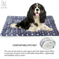 GustaveDesign Pet Sleep Mat, Warm Fleece, Reversible, Crate Bed, Kennel ...