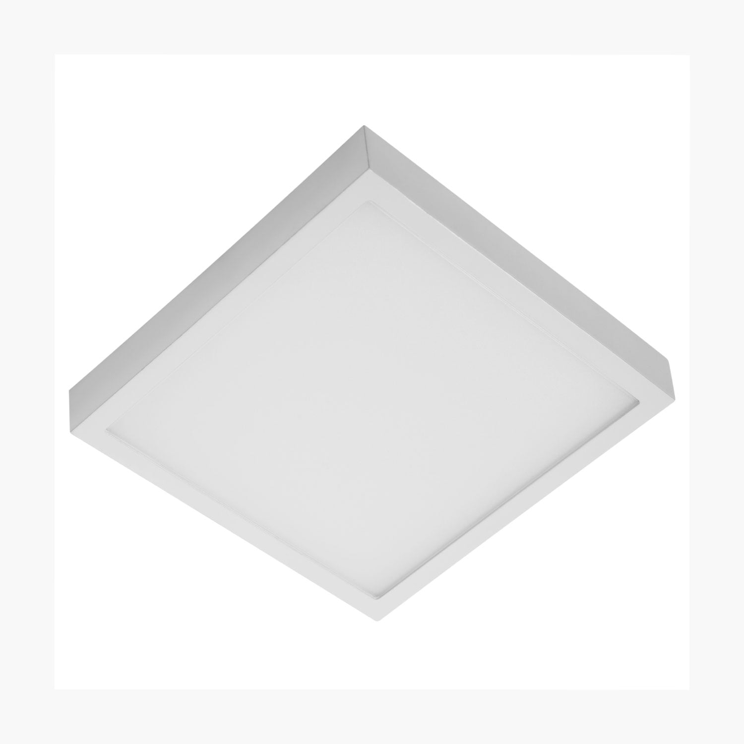 Lámpara De Techo LED Spot Cuadrado De Sobreponer Panel Fat 15 Watts 17 ...