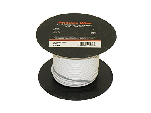 East Penn 02509 10 Gauge 100' White Spool - Walmart.com