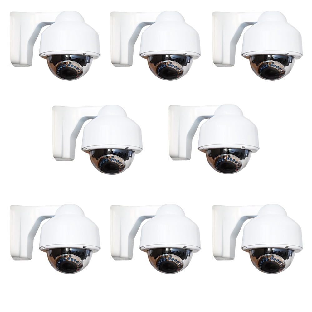 VideoSecu CCTV 8 Pack Weatherproof IR Day Night Security Camera ...