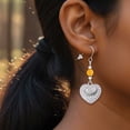 Delight Jewelry Yellow Beaded Bracelet and Earring Set, featuring ...
