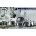 Cooks Standard 9-Piece Cookware Set, Stainless Steel Pots and Pans ...