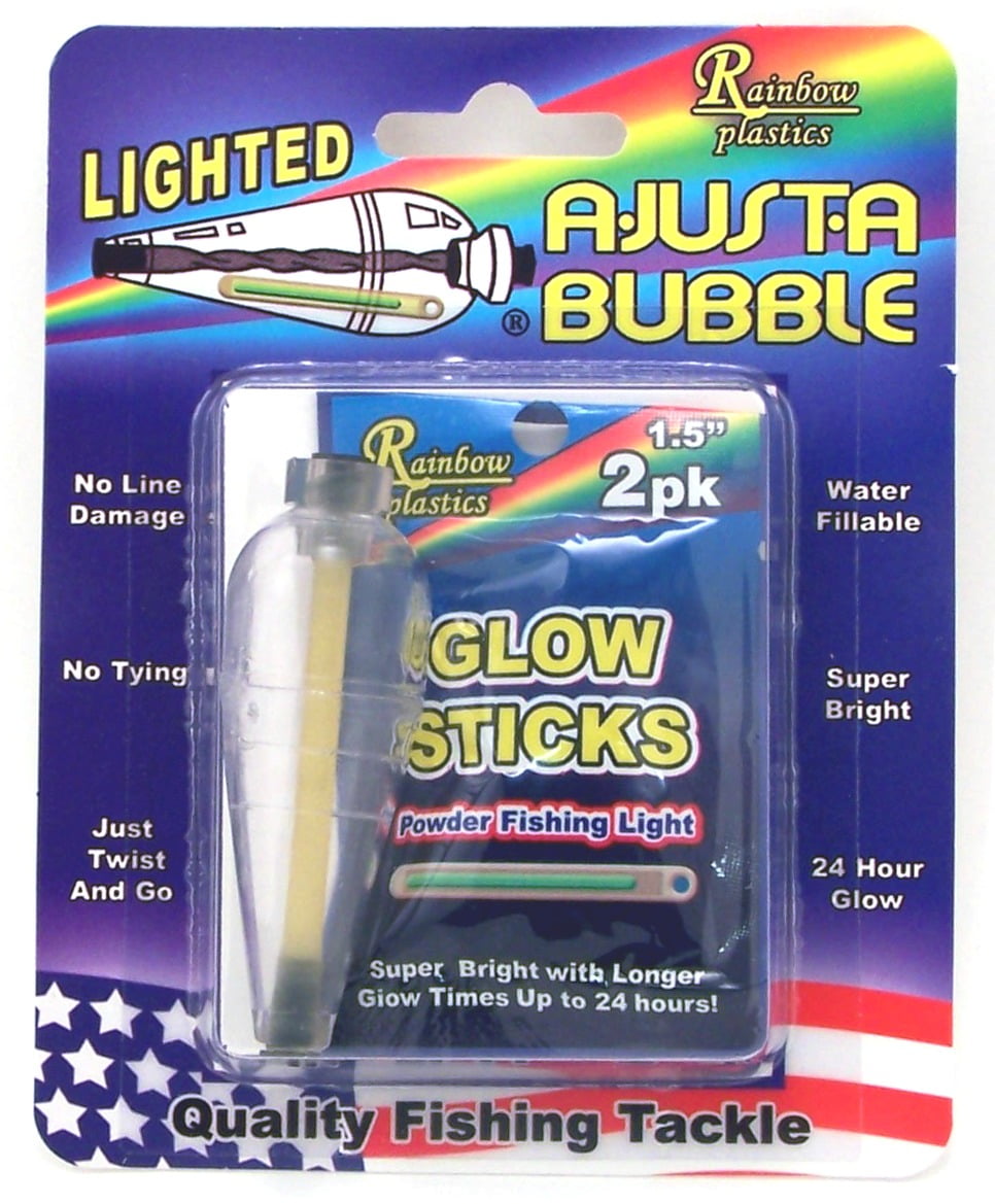 Rainbow Plastics Lighted A-Just-A Bubble Float, Clear, 1/4 oz - Walmart.com