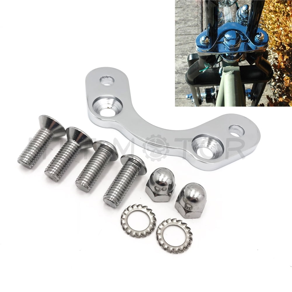 DNA SPRINGER TOP TREE GLIDE HANDLE BARS TO STANDARD HARLEY HANDLEBARS ...