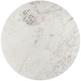 Maklaine Modern / Contemporary White Finish Marble Dining Table ...