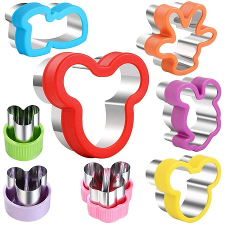 Mickey Mouse Cookie Cutter set, Head & glove & Shoes & Side Face ...