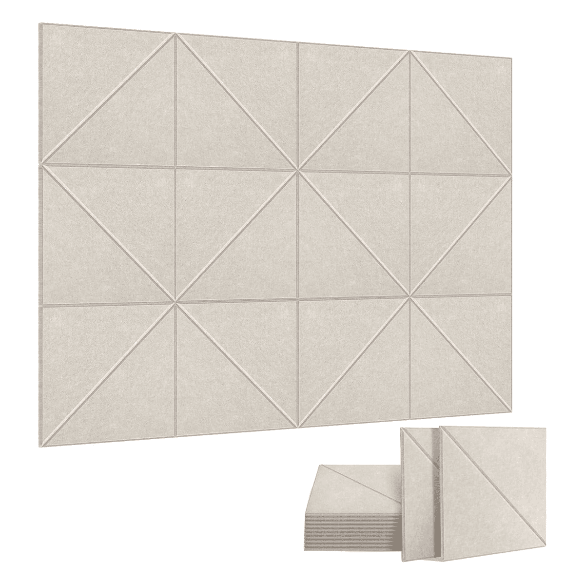 Click here for Unbranded 12 Pack Acoustic Panels  12 X 12inch Dec... prices