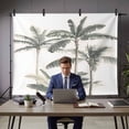 10x8ft Photo Backdrop, Tropical Palm Tree Soft Polyester Backdrop ...