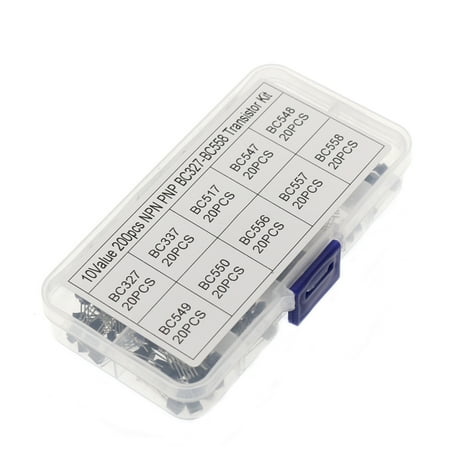 200Pcs Transistor Kit Box Set To-92 Diode Bc327-bc558 Diode Assort Mix Pack | Walmart Canada