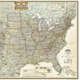 National Geographic United States Executive Map, Enlarged and Laminated ...