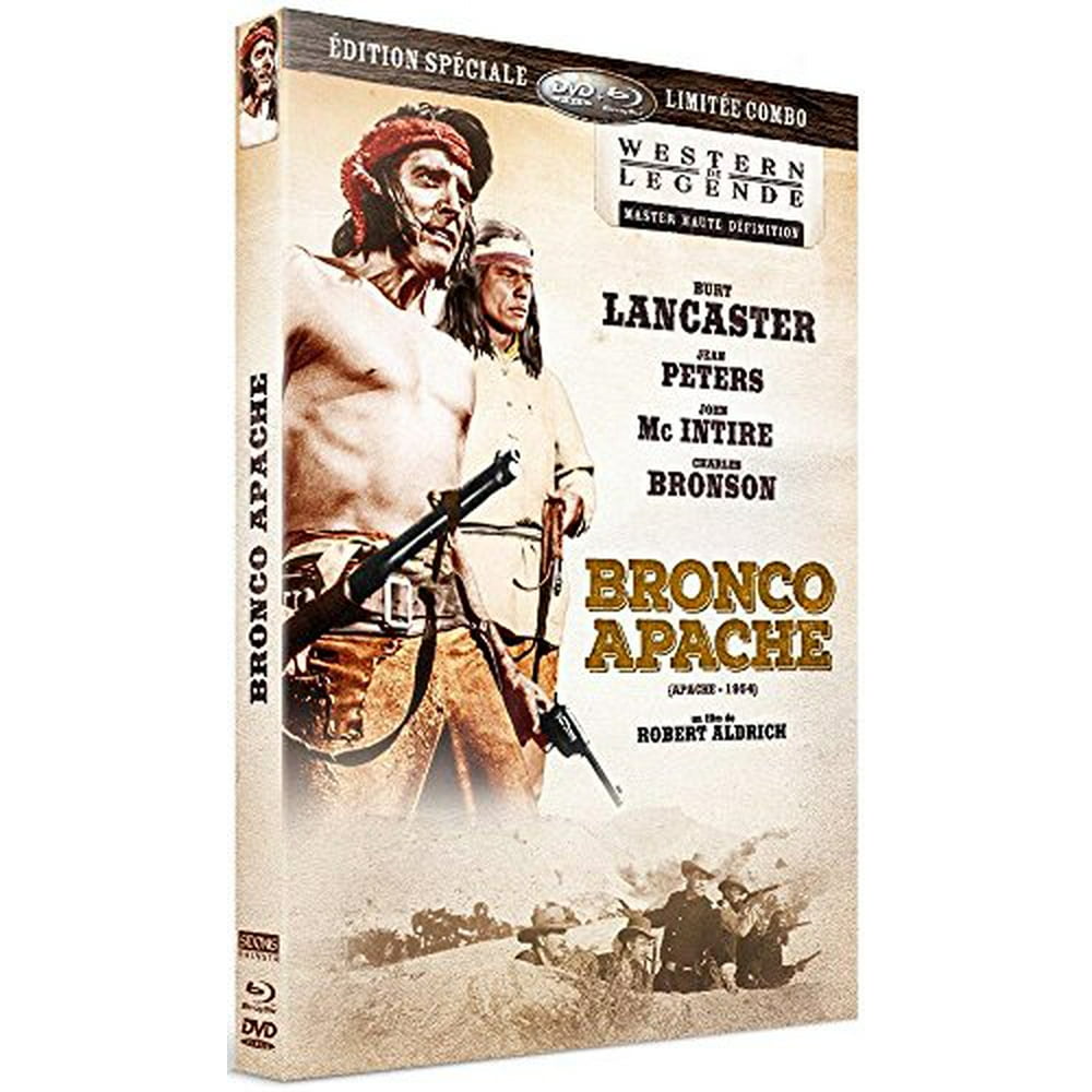 Apache (1954) ( Bronco Apache ) (Blu-Ray & DVD Combo) [ Blu-Ray, Reg.A ...