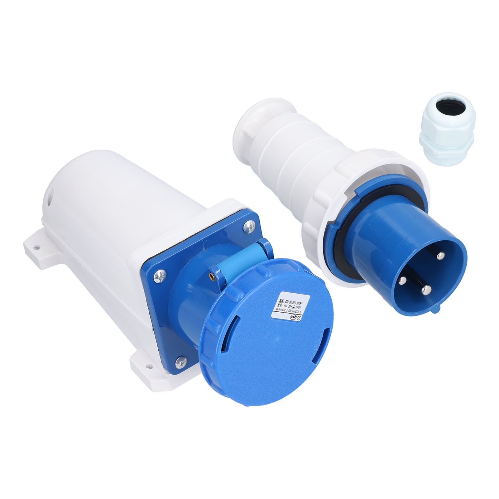 Conector Industrial, Enchufe Impermeable Sellado Seguro Buena ...