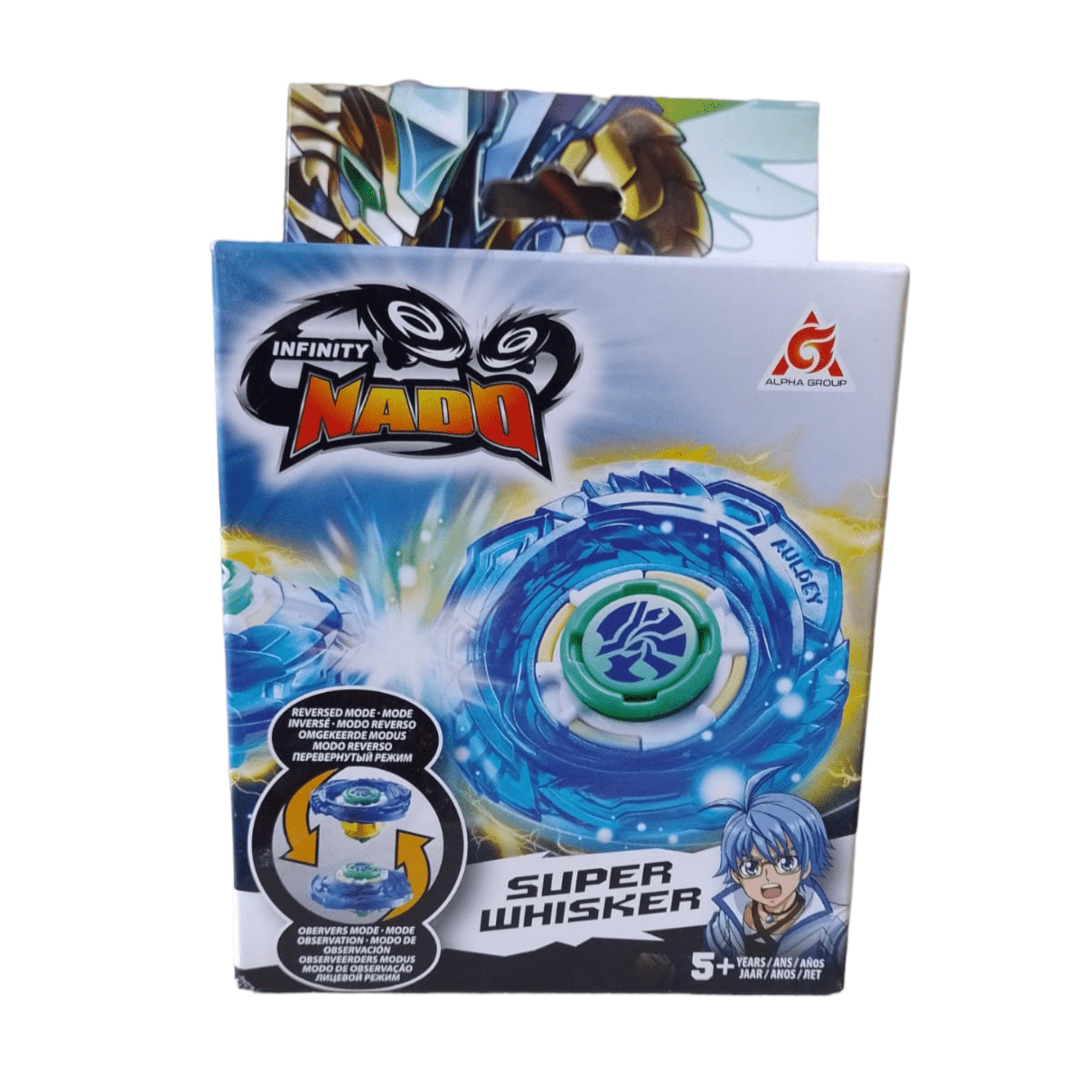 Infinity Nado ALPHA GROUP Trompos Plastic Series Versión 624100 azul ...