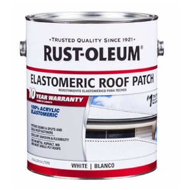 White, Rust-Oleum Elastomeric Roof Coating, Gallon - Walmart.com