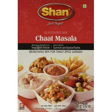 Shan Foods Chaat Masala Seasoning Mix, 100g Spice Powder for Tangy ...