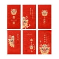 HILABEE 6Pcs Chinese Lunar New Year Red Envelopes Lucky Money ...