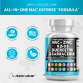 Clean Nutraceuticals NAC Supplement 1000mg with Vitamin D3 K2 Zinc ...