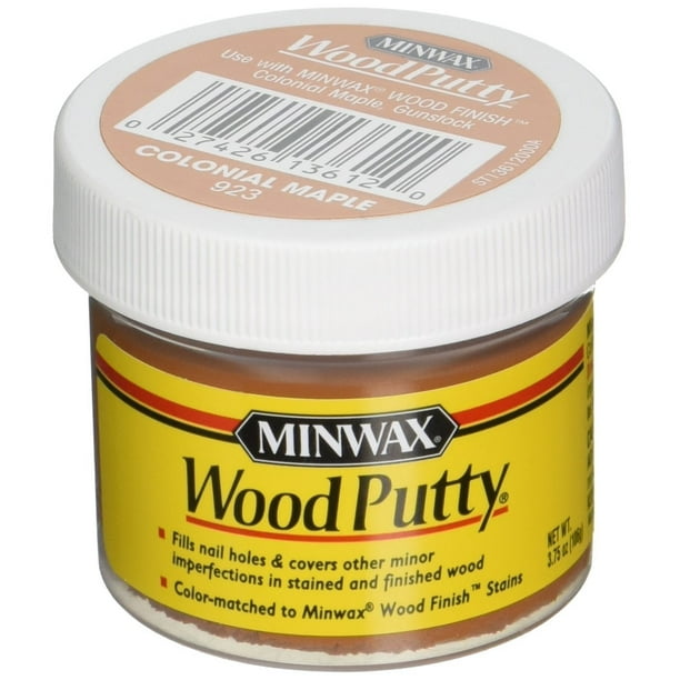 Minwax 13612000 Wood Putty, 3.75 Ounce, Colonial Maple - Walmart.com