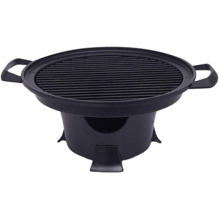 MAFNIO Home Simple Round Shaped BBQ Charcoal Grill Lightweight Barbecue ...