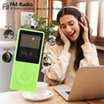 Portable Digital Audio MP3 Player with 16GB Micro SD, FM Radio, Video ...