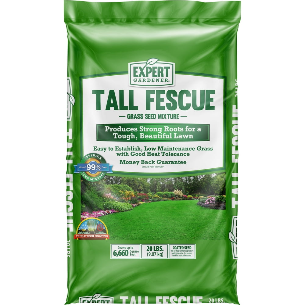 Expert Gardener Tall Fescue Drought Resistant Grass Seed Mixture 20 Lb
