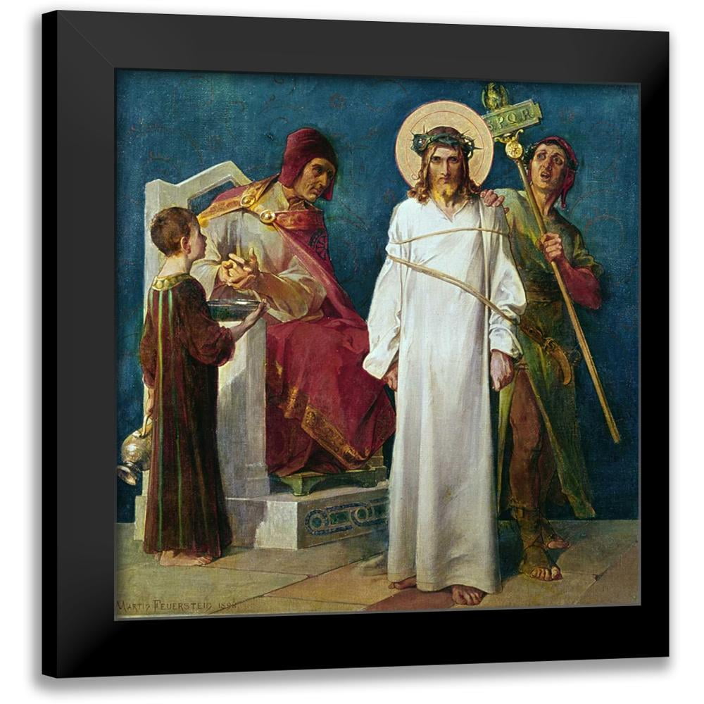 Feuerstein, Martin 15x15 Black Modern Framed Museum Art Print Titled ...