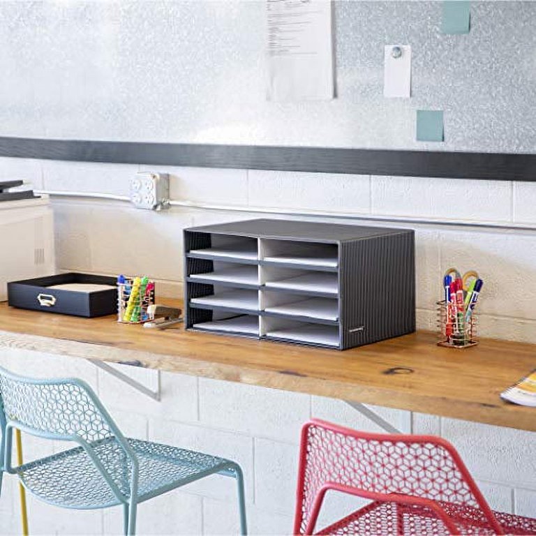 Bankers Box Decorative Eight Compartment Literature Sorter | Shelly ...