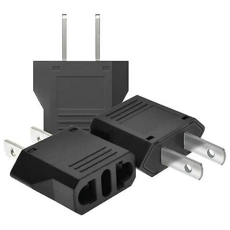 3 Pieces Travel Adapter, France To Usa Plug Adapter, Usa Plug Adapter ...