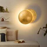 EP Light Phases of Moon Wall Sconce, Hardwired or Plug-in for Living ...