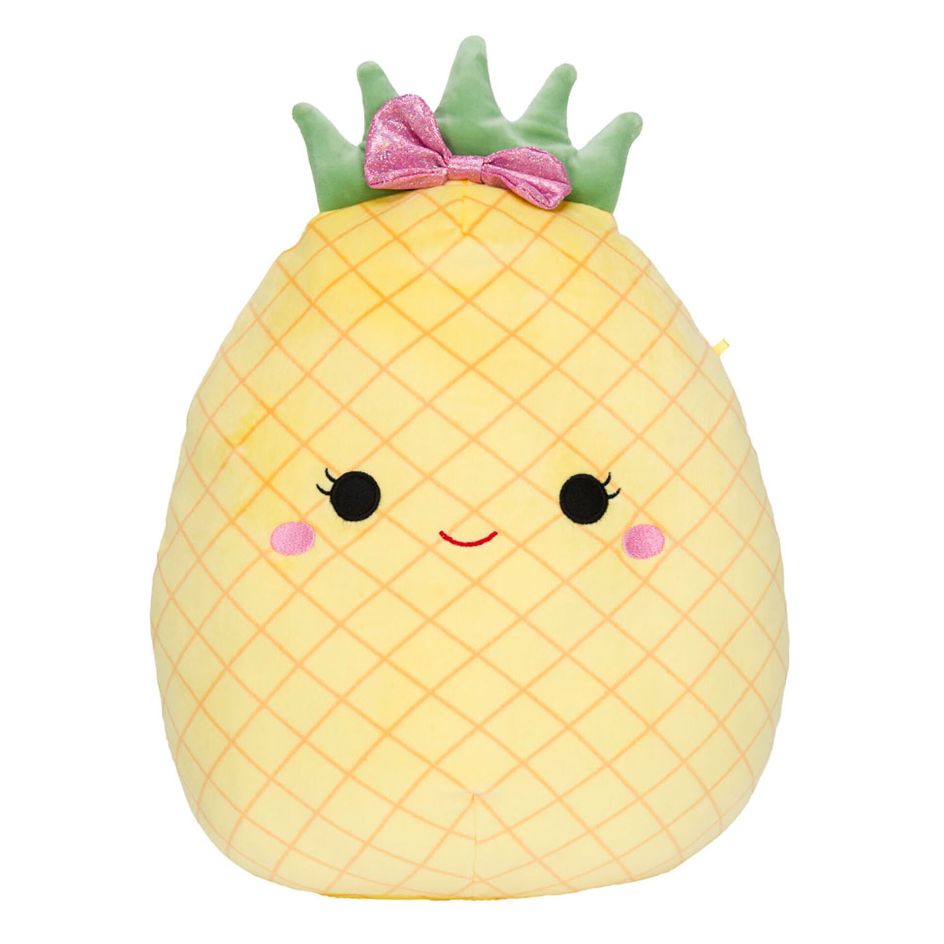 Squishmallows Kellytoy Official 12" Girl Pineapple with Bow Food Mix ...