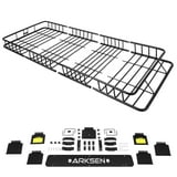 ARKSEN 84"x 39"x 6" Universal Roof Rack Cargo Extension Car Top Luggage ...