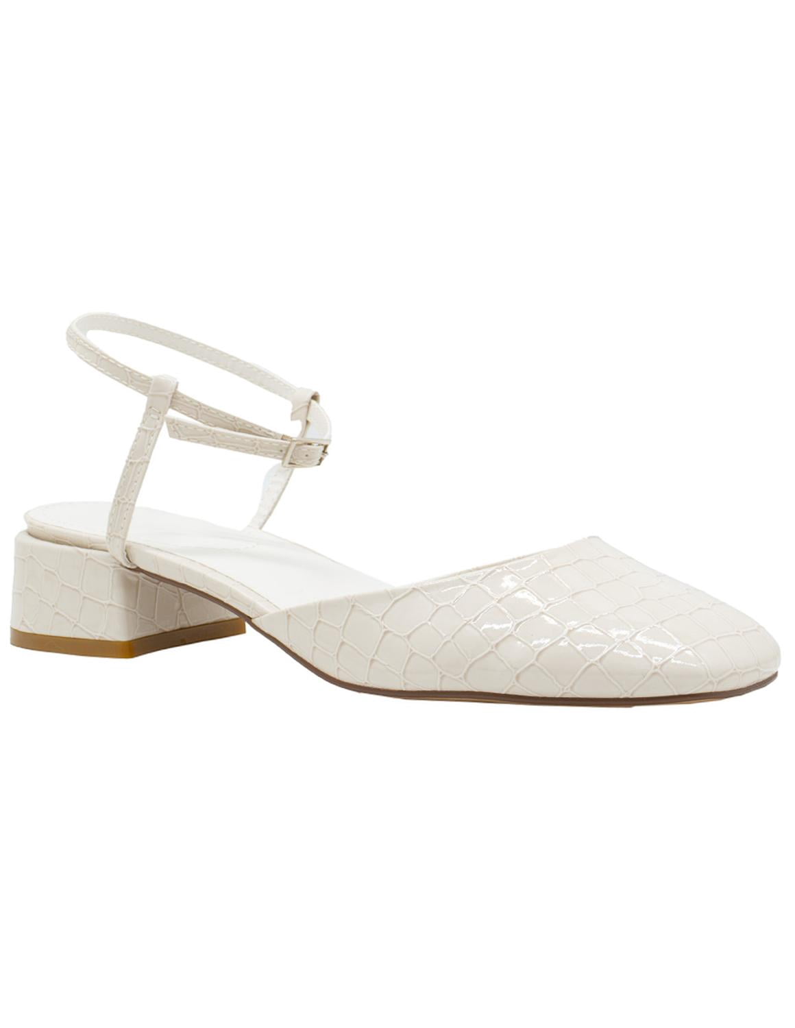 Balerina Flat Para Mujer Salamandra® Color Latte Con Pulsera beige 23 ...