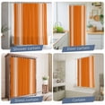 Bathroom Shower Curtain White Stripe on Orange Fall Thanksgiving ...