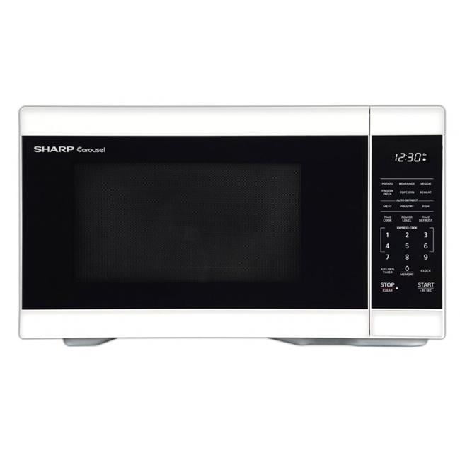 Sharp SMC1161HW 1.1 cu. ft. 1000W Countertop Microwave Oven, White ...