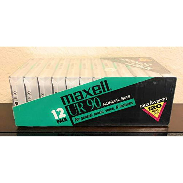 maxell ur 90 12 pack cassette tapes - Walmart.com