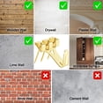 4 Pack 75 lbs Picture Frame Hangers Hooks with 12 count Nails, Picture ...