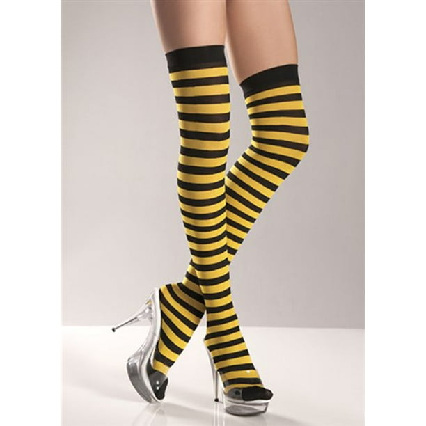 Be Wicked Striped Thigh Highs
