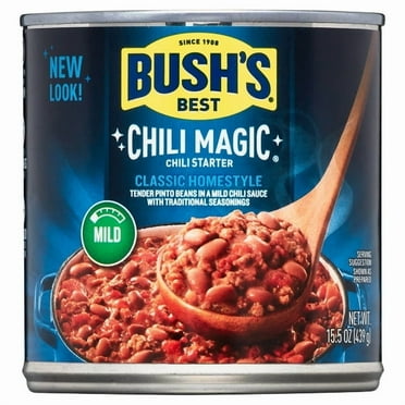 Bush's Best Chili Magic Traditional Mild Chili Starter, 15.5 oz, High ...