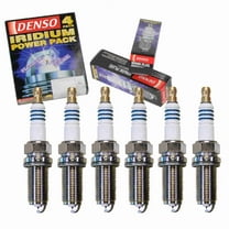 4 pc DENSO 5749 Iridium Racing Spark Plugs for IKH01-24 Ignition Wire ...
