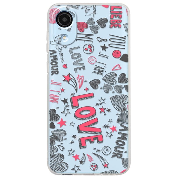 Funda Para Galaxy A03 Core Corazones Love, Uso Rudo, InstaCase ...