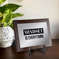Mindset is Everything, 5x7 Decorative Wall Plaque | Easel Mount Option ...