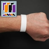 600 Paper WristBand Synthetic Paper Assorted Color Identity Bands Entry ...