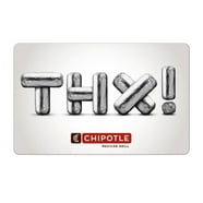 Chipotle $25 Gift Card - Walmart.com