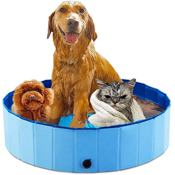 Dog paddling pool foldable pet dog pools puppy swimming pool PVC Round ...
