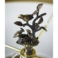 B&P Lamp® Birds On Branch Brass Finial, 2 7/8 Inch Ht, 1/4-27 Tap ...