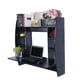 Zimtown Wall Mounted Floating Computer Desk with Storage Shelf ...